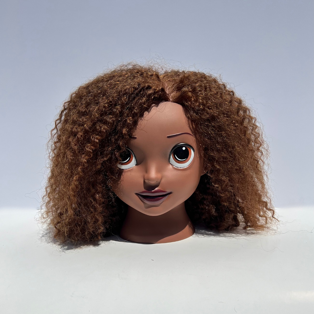 Jade Styling Doll for Kids - Doll Head with Textured Natural Hair ...